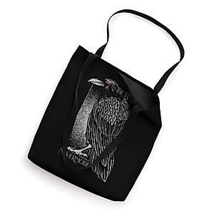 Edgar Allan Poe Nevermore Quoth The Raven Tote Bag