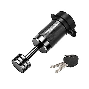 META Hardware Trailer Tongue Lock 1/4" Dia, Trailer Coupler Lock with 7/8 Inch Span Fits Latch-Type Coupler, Solid Coupler Lock with Keys for Towing Boat Truck RV Car Trailer (1Pack)