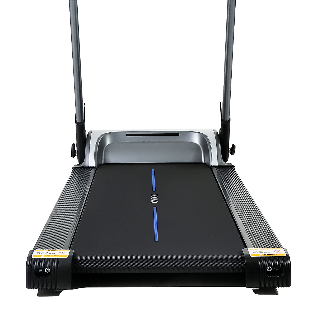 OVICX Portable Foldable Compact Home Treadmill with Shock Absorption with Bluetooth Connectivity, Fitness Tracking App, and Pulse Sensors