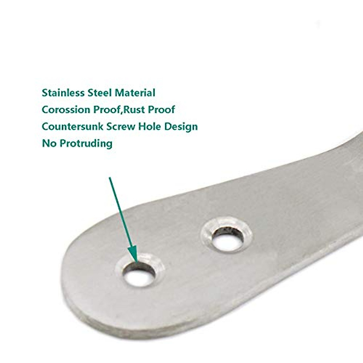 Ulifestar Stainless Steel Coat Hooks, Heavy Duty Metal Hooks for Hanging Towels Keys Hats,Kitchen Bathroom Wall Mounted Hanger Hooks Indoor and Outdoor Hooks with Installation Screws 8 Pack