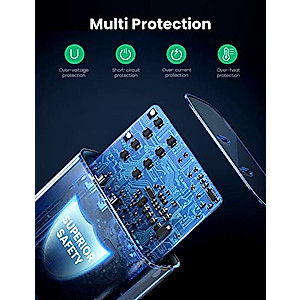 UGREEN 36W Dual Ports USB C Wall Charger - 2-Port Fast Charger USB-C Power Adapter Compatible for iPhone 13/13 Mini/13 Pro/13 Pro Max/12/12 Pro Max, iPad Mini/Pro, Pixel, Galaxy Note20/S20