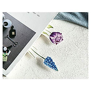 Colorful Flower Bookmarks, 30 PCS (Unknown Flower)