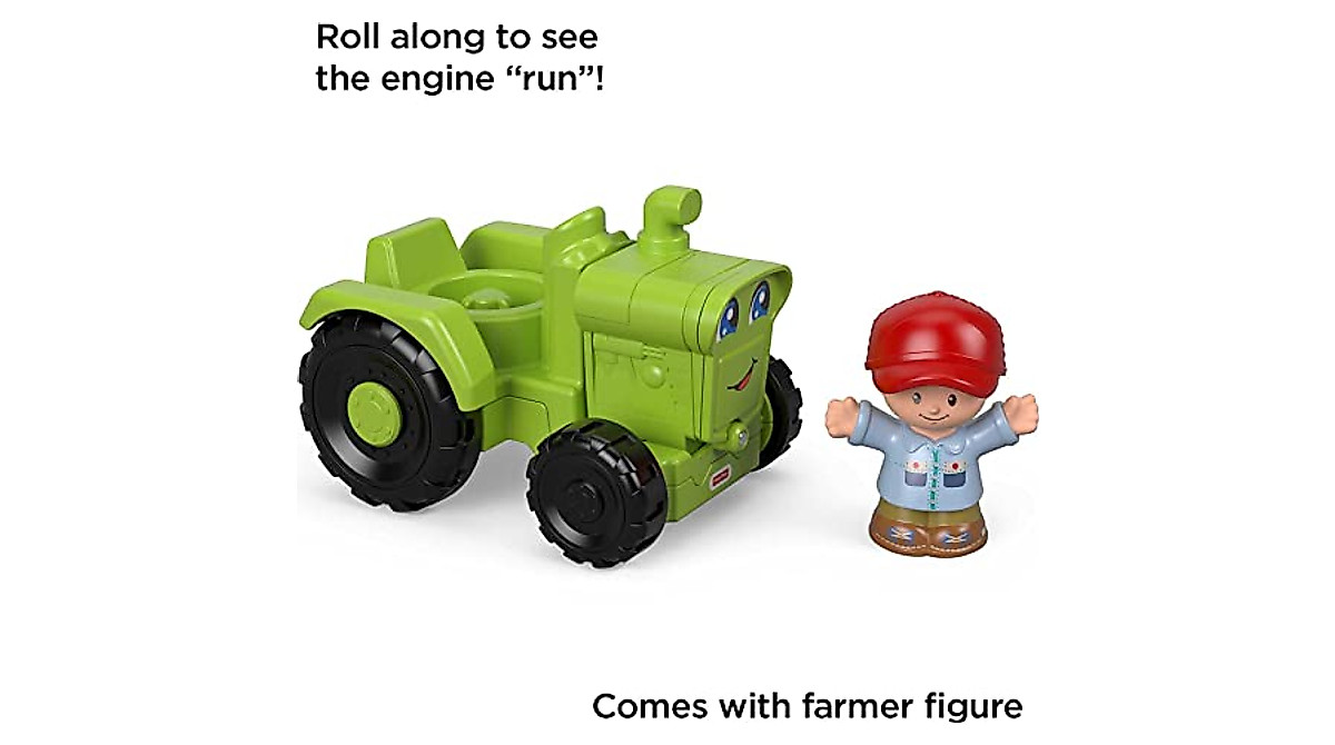 Fisher-Price Little People Farm Tractor Toy & Farmer - Ages 1+