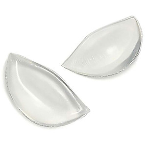 SEEKUP Women Soft Silicone Bra Inserts Breast Chest Enhancer Pads Push-up/Gathering for A/B/C Cup, Transparent
