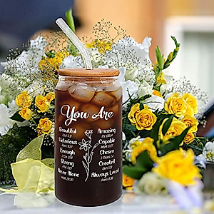 Christian Gifts for Women - Religious Gifts, Inspirational Gifts for Women - Birthday Gifts for Women - Gifts for Women, Mom, Sister, Friend, Coworker - Christmas Gifts for Women - 16 Oz Can Glass