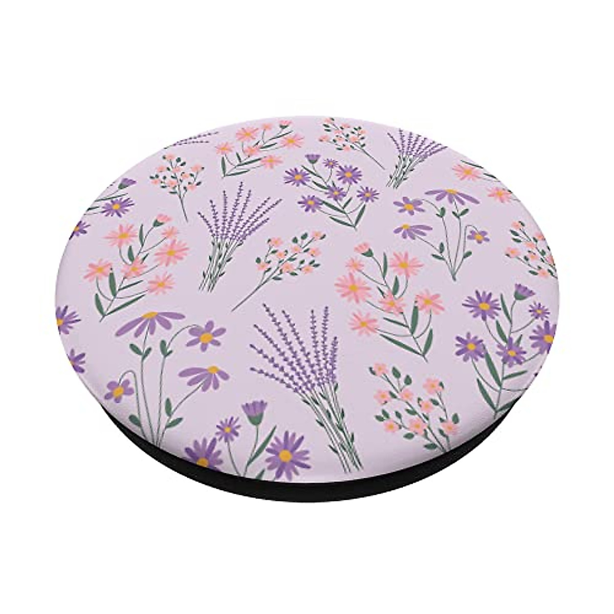 Purple Lavender Flower Botanical Floral Aesthetic Pastel PopSockets Swappable PopGrip