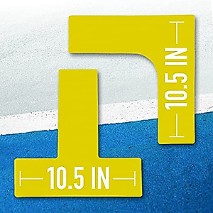 Franklin Sports Pickleball Court Marker Kit - Lines Marking Set with Tape Measure - Official Size Court Throw Down Markers