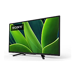 Sony KD32W830K 32-Inch HD LED HDR TV with Google TV (2022) Bundle with Knox Gear 60-Watt Compact Wireless Bluetooth Soundbar (2 Items)