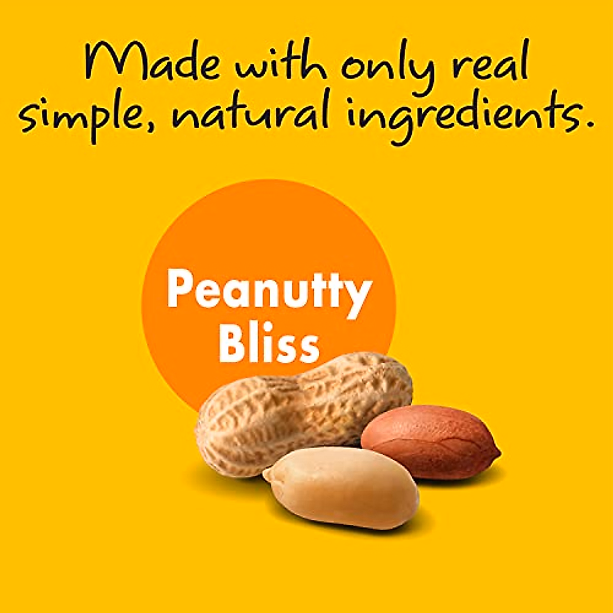 Chewsday 5-Inch Dog Chew Braids, Made in The USA, All Natural Rawhide-Free Highly-Digestible Treats, Peanutty Bliss - 7 Count