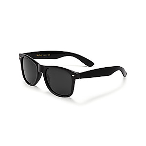 Veda Tinda Vision Oversized Square Sunglasses Trendy Retro Big Black Sunglasses for Women Polarized Men Sunglasses UV Protection