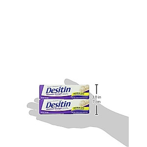 Desitin Maximum Strength Baby Diaper Rash Cream with 40% Zinc Oxide, Travel Size, 1 oz (Pack of 6)