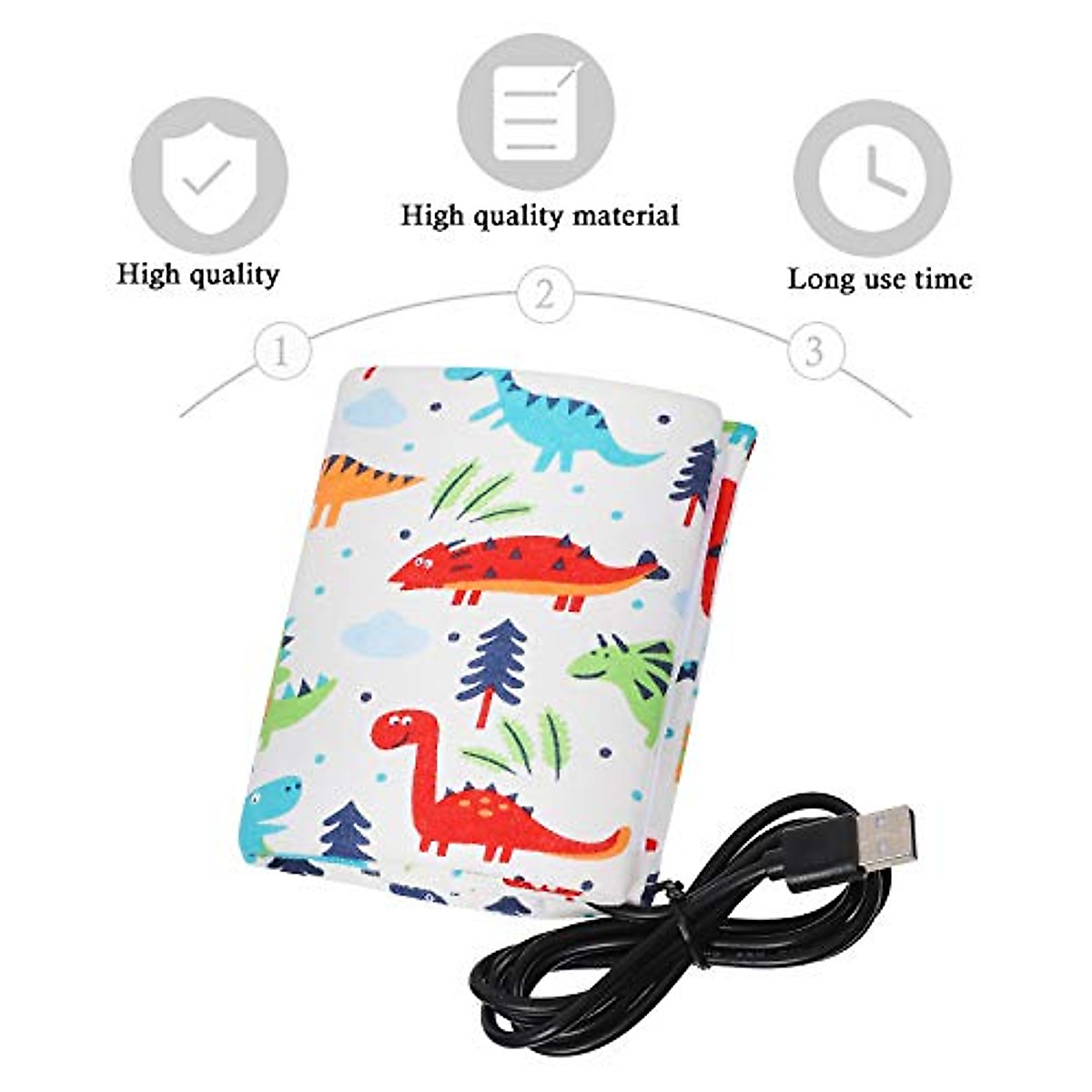 DOITOOL USB Bottle Warmer Milk Warmer Feeding Bottle Heated Travel Cover Practical Warmer Ourdoor Indoor