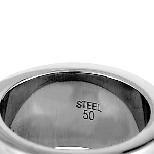 Charriol Forever Stainless Steel and Bronze PVD Cable Band Ring