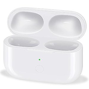 Airpods Pro Charging Case Replacement Only,Airpod Pro Charger Case with Bluetooth Pairing Sync Button,660 mAh Built-in Battery,No Air pods Pro,Cool White