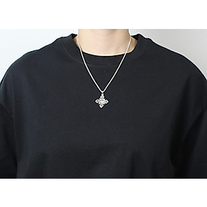 COSUMOSU Ethiopian Cross 925 sterling silver Pendant African wedding jewelry (Cross)