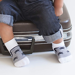 Baby Boy 6-Pair Gift Socks -Sneaker Set #1- Shoe Sneaker Cute Infant Newborn Fun, Assorted, 12-24 Months