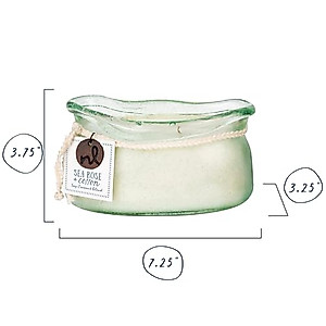 Northern Lights Candles - Windward 2 Wick Candle - Sea Rose & Cotton - 52668