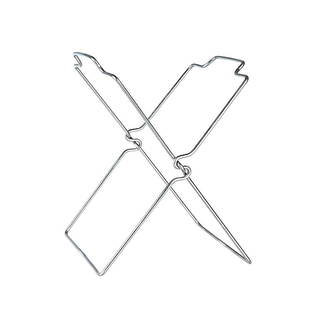 Garbage Bag Holder Frame, Stainless Steel Bag Holder Metal Foldable Trash Stand Holder for Camping Home Kitchen Countertop Trash Can