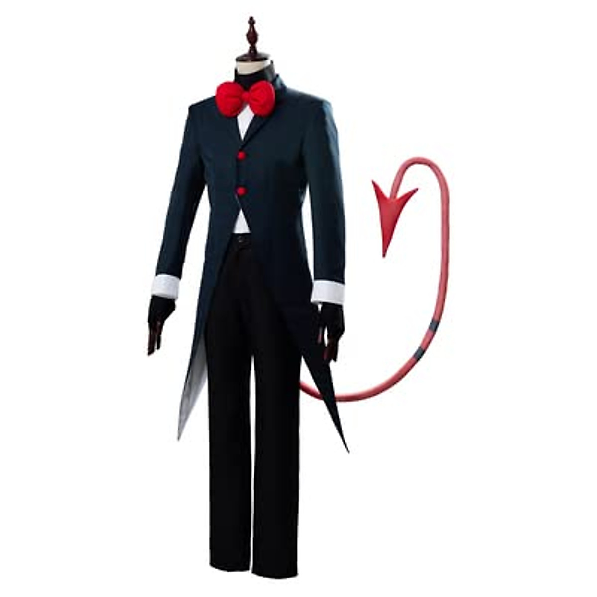 ARY2020 Moxxie Cosplay Costume Tail Uniform Suit Halloween Carnival Party Costume Men Women Custom (L, Female)