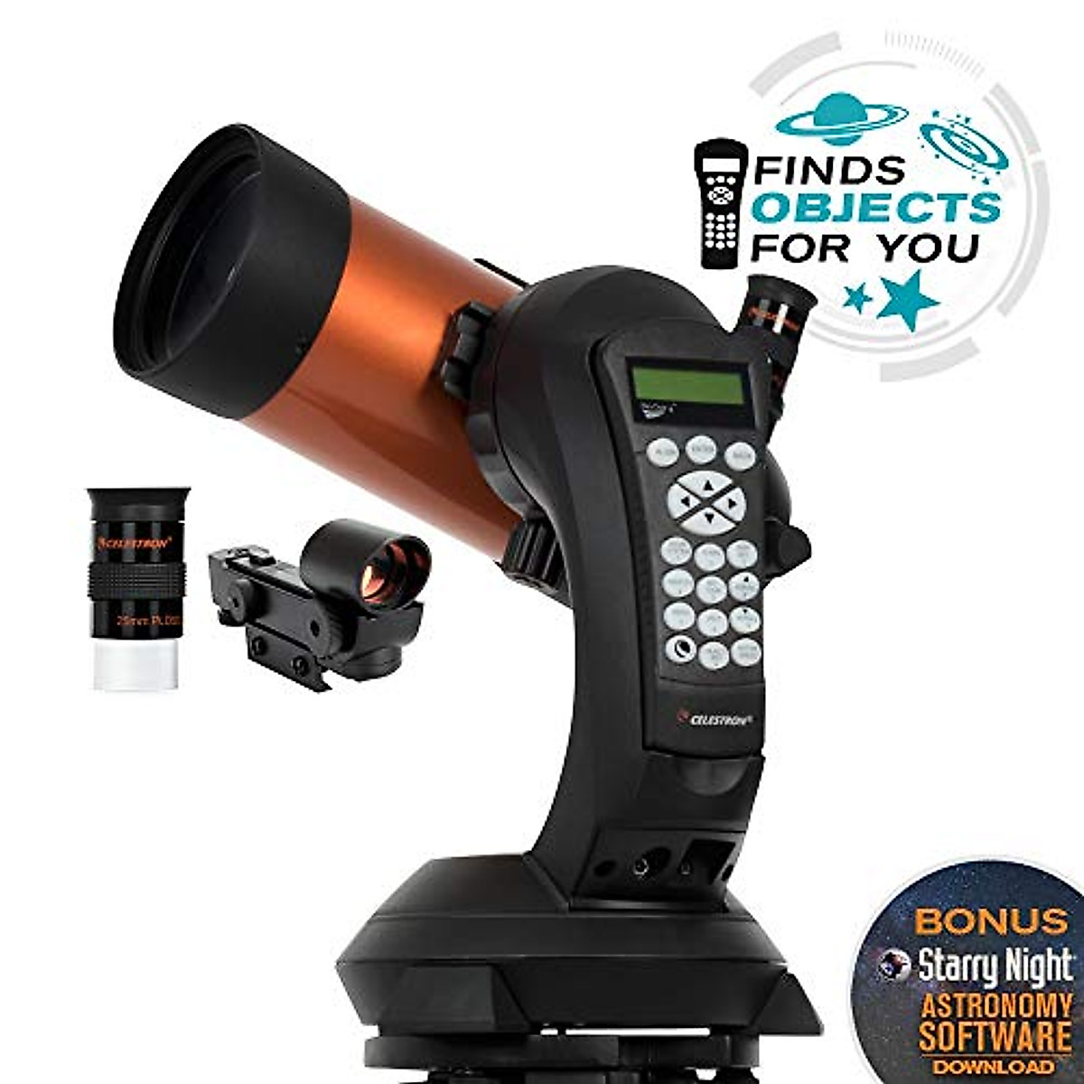 Celestron - NexStar 4SE Telescope - Computerized Telescope for Beginners and Advanced Users - Fully-Automated GoTo Mount - SkyAlign Technology - 40,000+ Celestial Objects - 4-Inch Primary Mirror