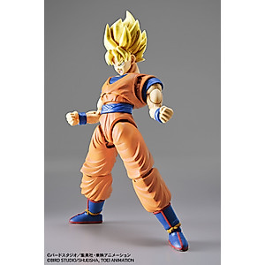 Bandai Spirits Figure-Rise Standard Super Saiyan Son Goku (New Pkg Ver) Dragon Ball Z, Multicolor