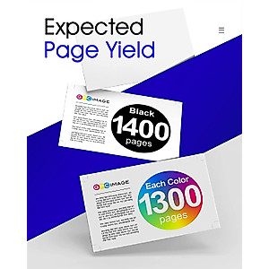 GPC Image Compatible Toner Cartridge Replacement for HP 202A CF500A 202X to use with HP Color Pro MFP M281fdw M281cdw M254dw M281fdn M254 M281 Toner Printer (Black Cyan Yellow Magenta, 4-Pack)