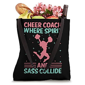 Cheerleading Coach Cheer Coach Cheerleader Cheer Training Tote Bag