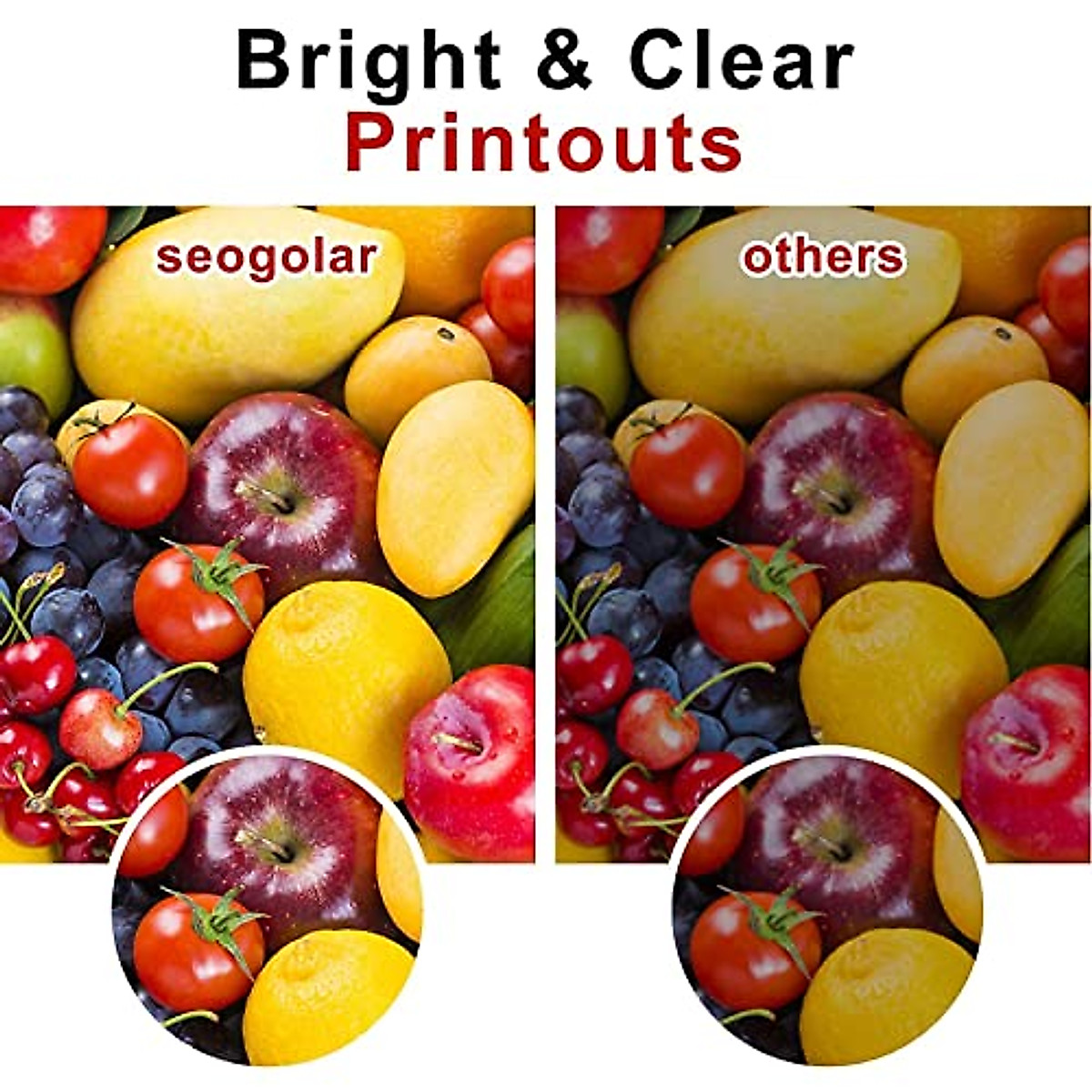 Seogol Compatible Epson T502 502 Refill Ink Bottle Kit for Epson EcoTank ET-2700 ET-2750 ET-2760 ET-3700 ET-3710 ET-3750 ET-3760 ET-4760 ET15000 ST-2000 ST-3000 ST4000