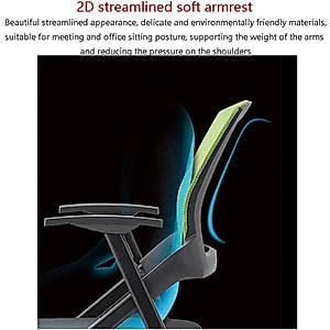 Chairs Chair High Elastic Sponge Back Chair Human Bionic Curved Extra Wide Desk Chair Chair Dining Chairs (Color : A, Size : 33x18x22in)