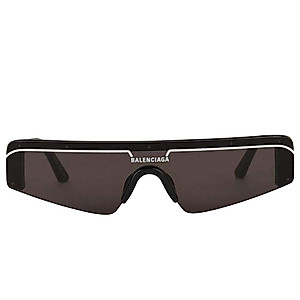 Balenciaga Shield Sunglasses BB0003S 001 Black 99mm 0003