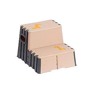 2-Step Folding Step Stool Collapsible Step Stool Ladder Child Kitchen Counter Stool Helper Toilet Potty Training Stool