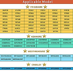 Refrigerator Garage Heater Kit 5303918301,Garage Fridge Heater Compatible with Kenmore Crosley Westinghouse Frigidaire Garage Ready Fridge Kit 253.65802508 CRTE183AWM GRT18C6AW1 WRT18A0AW4