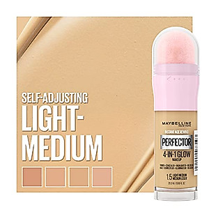 Maybelline New York Instant Age Rewind Instant Perfector 4-In-1 Glow Makeup, Light/Medium