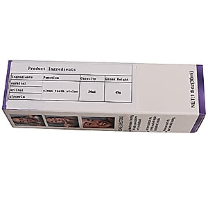 Purple Toothpaste for Teeth Whitening