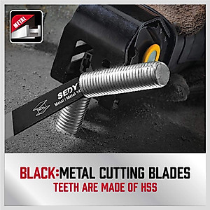 36-Piece Ultimate Reciprocating Saw Blade Set - Premium Sawzall Blades, Durable Wood & Metal Cutting Blades with Storage Pouch, Long-Lasting Pruning Blades