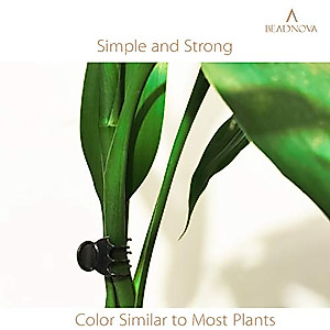 BEADNOVA Plant Clips 100Pcs Orchid Clips Orchid Support Clips Vine Clips Plant Clips for Support Flower Orchid Vine (100PCS)