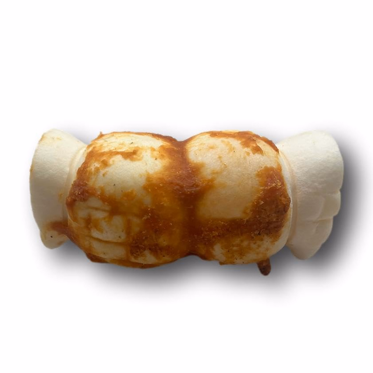 Top Dog Chews – 6” Variety 3 Pack, 1 Roasted Buffalo Beef Cheek Roll, 1 with Bully Dust Sprinkles, and 1 Chicken Wrapped.