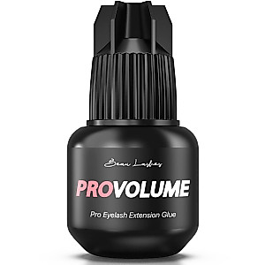 Super Strong Eyelash Extension Glue for Professionals | Strongest Black Lash Adhesive for Long Lasting Semi Permanent Individual Lash Extensions | 1-2s Fastest Drying & up to 7 Weeks Retention