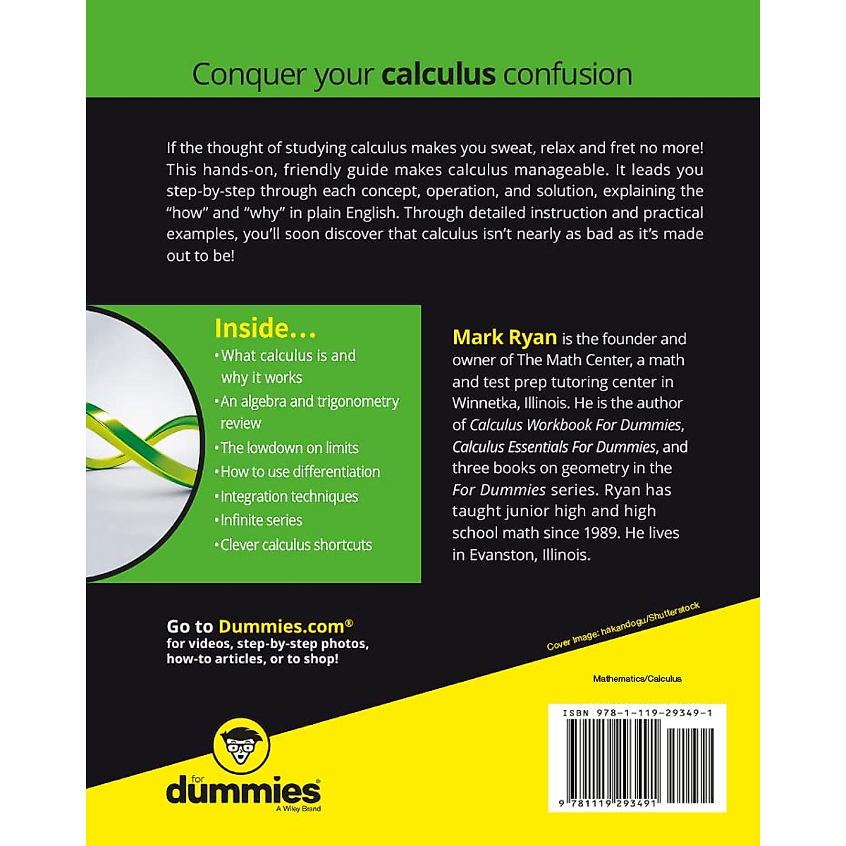 Calculus For Dummies (For Dummies (Lifestyle)) (For Dummies (Math & Science))