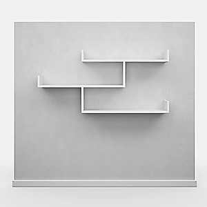 Ada Home Décor Wilton Wall Shelf, 47'' x 26'' x 9'', Dark Brown