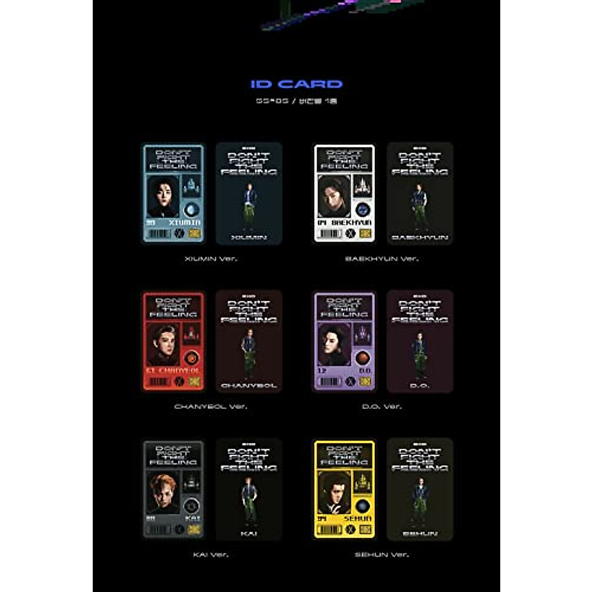 EXO - DON'T FIGHT THE FEELING [ Expansion ver. ] SPECIAL ALBUM CD PHOTOBOOK PHOTOCARD SEALED (CHANYEOL ver.)