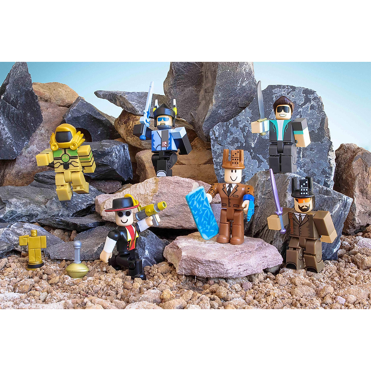 Roblox Action Collection - Legends of Roblox Six Figure Pack [Includes Exclusive Virtual Item]