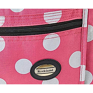 Rockland Rolling Duffel Bag, Pink, 22-Inch