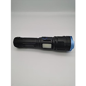 Wind&Moon Powerful Flashlights High Lumens Rechargeable,10000 Lumen Led Strong Handheld Flashlight,IPX6 Waterproof Flashlight for Home Camping Emergencies,USB Battery Operated,Adjustable Focus