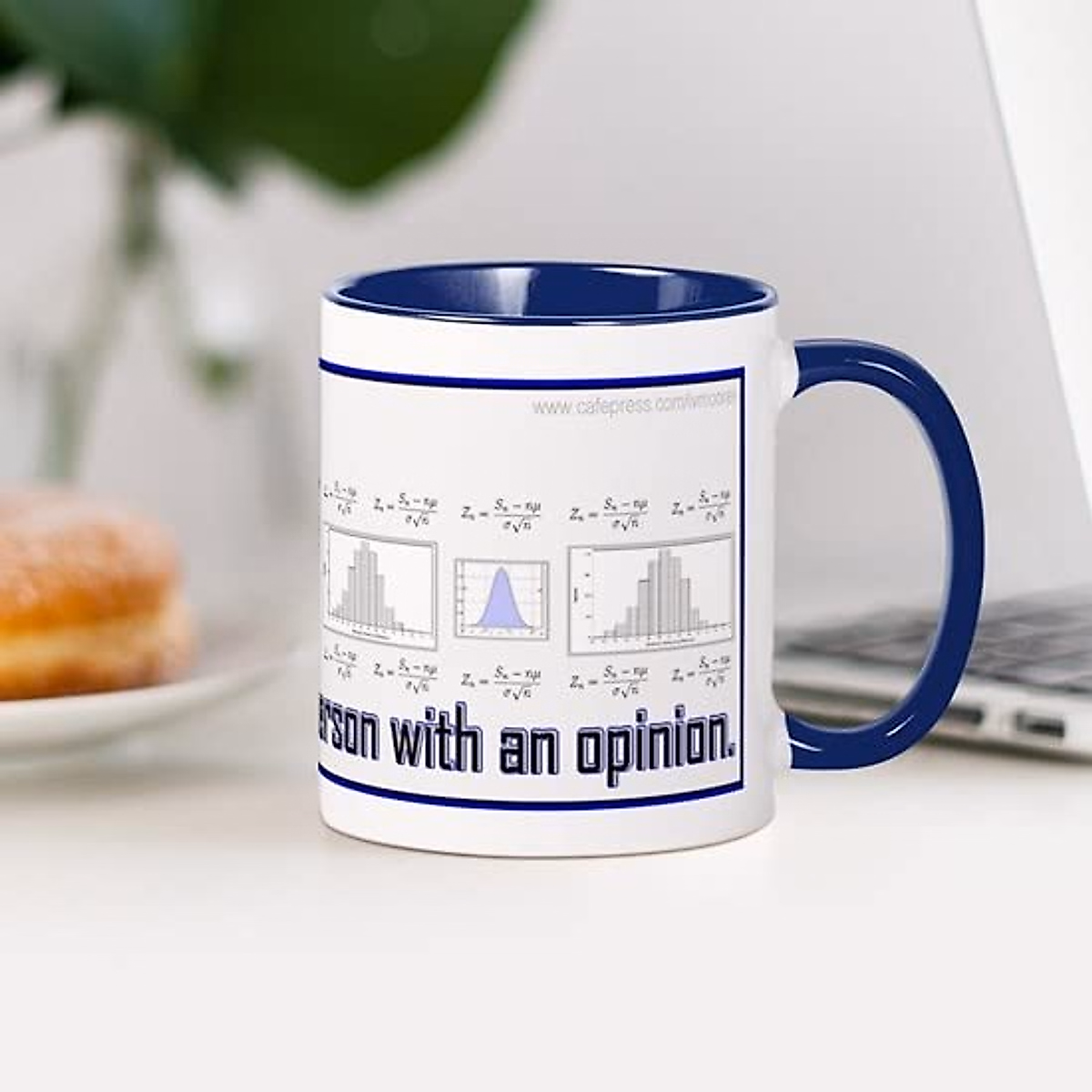 CafePress Without Data. Mug Ceramic Coffee Mug, Tea Cup 11 oz