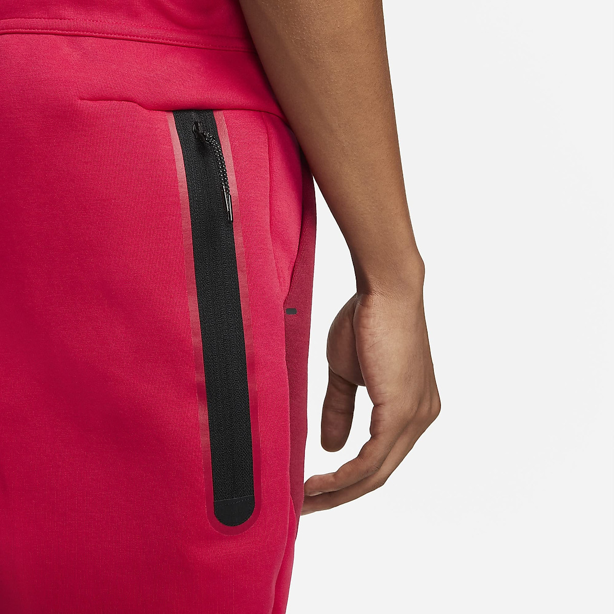 Nike Sportswear Tech Fleece Men's Joggers (Large, Very Berry/Pomegranate/Black)