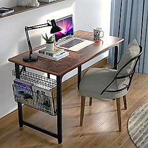 ASTARTH Laptop Table Computer Desk, Rustic Brown