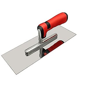 Stainless Steel Flat Finishing Trowel (11" x 4") Concrete Cement Drywall Plastering Tile Masonry Construction Hand Tools