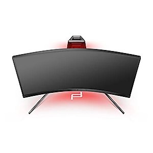 Porsche Design Agon PD27 27" Gaming Monitor, 1000R Curved QHD (2560x1440), 240Hz 0.5ms, DisplayHDR 400, Light FX, Quick Switch Keypad, Low Input Lag, Height-Adjust, 4Yr Re-Spawned, Black