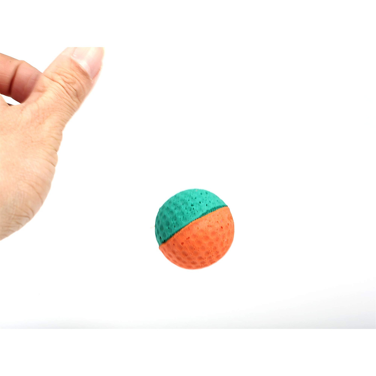 Togudot Cat Toys Interactive 10 Pcs Balls Chew Latex Toy Set Pet Kitten Dog Puppy Teething Toy Gifts